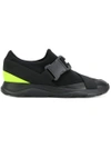 Christopher Kane Black Neon Spoiler Sneakers | ModeSens