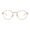 Ray Ban Gold Icons Round Glasses | ModeSens