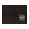 Stone Island Black Logo Wallet In V0029 Black | ModeSens