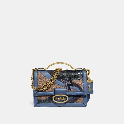 Coach Riley Top Handle 22 In Signature Canvas With Lightning Cloud ...