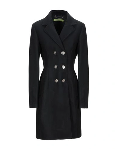 Versace Jeans Coat In Black | ModeSens