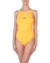 Msgm One-piece Swimsuits In Orange | ModeSens