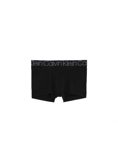 Calvin Klein Underwear 'ck Complex' Logo Waistband Trunks In Black ...