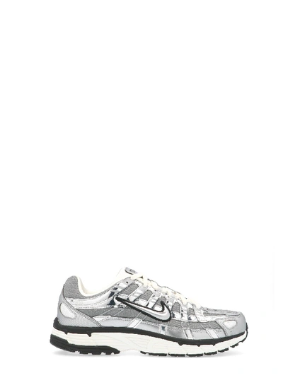 Nike Silver Polyester Sneakers | ModeSens