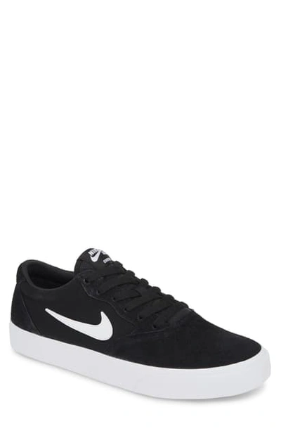 Nike Sb Chron Solarsoft Skateboarding Sneaker In Black/ White | ModeSens