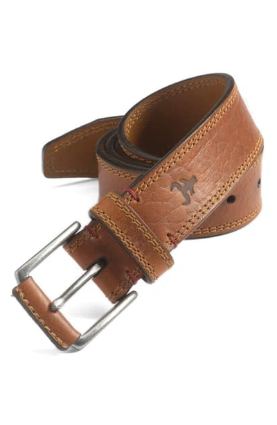 Trask Gallatin Belt In Saddle Tan Bison | ModeSens
