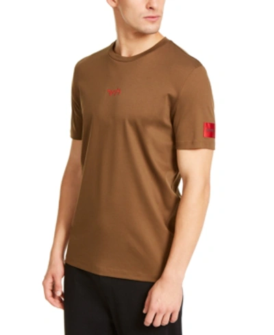 Hugo Boss Boss Men's Reverse Logo T-shirt In Taupe | ModeSens