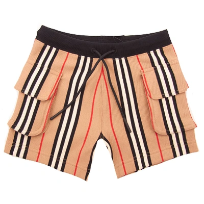 Burberry Kids' Nala Icon Shorts In Archive Beige Ip S | ModeSens