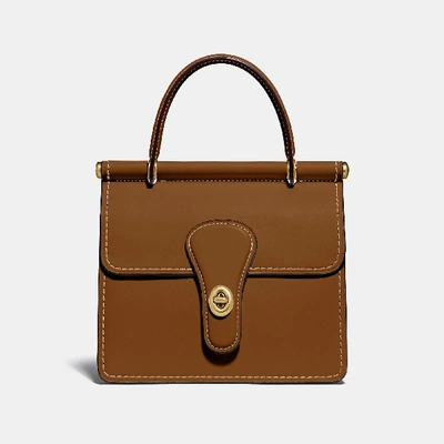 Coach Willis Top Handle 18 In Brown | ModeSens