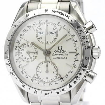 Pre-owned Omega Speedmaster Reduced Silver Steel Watch | ModeSens