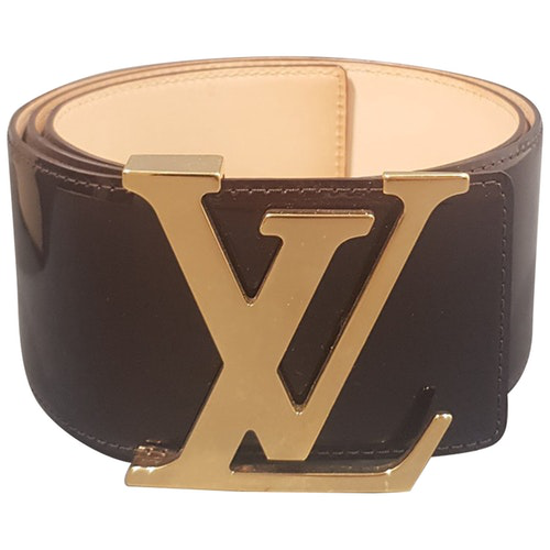 Burgundy Louis Vuitton Belt | semashow.com