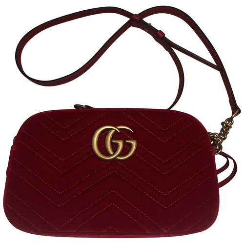 Red Velvet Gucci Handbag | Paul Smith