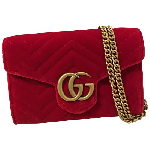 Gucci Red Velvet Purse | semashow.com