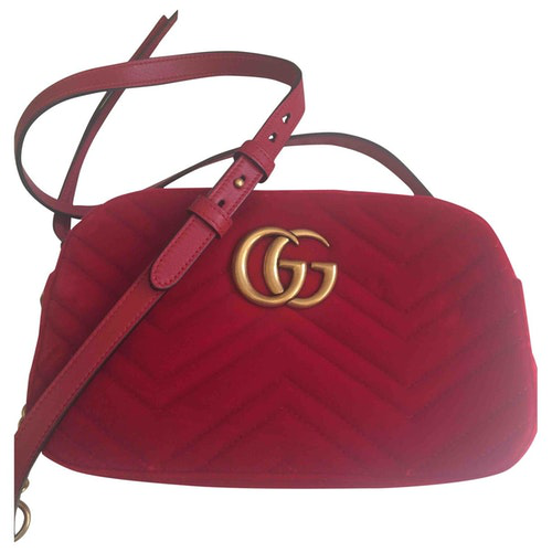 Red Velvet Gucci Handbag | Paul Smith