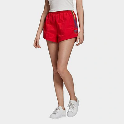 Adidas Originals Adidas Women's Originals Adicolor 3d Trefoil Shorts In ...