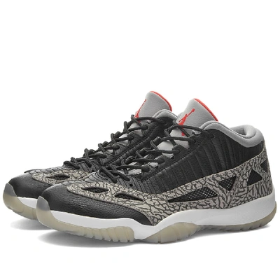 Nike Air Jordan 11 Low Ie Suede, Leather And Mesh Mid-top Trainers In ...