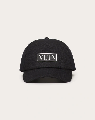 Valentino Garavani Valentino Vltn Cotton Baseball Cap In Schwarz | ModeSens