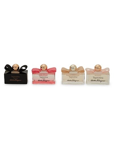 Ferragamo Signorina Miniature 4-piece Fragrance Kit | ModeSens