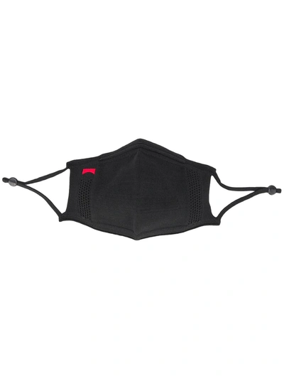 Camper Knitted Face Mask In Black | ModeSens