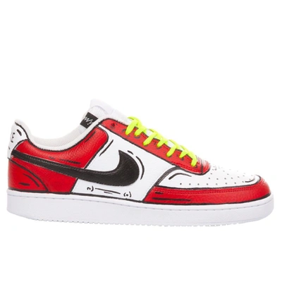 Nike Mens Red Leather Sneakers | ModeSens