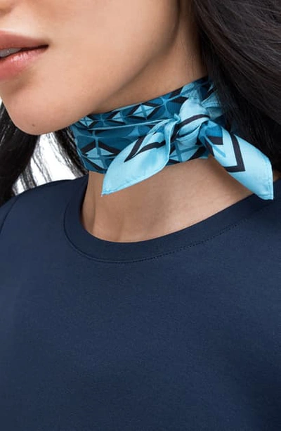 Kate Spade Mod Petal Silk Twill Bandana In Rosebud | ModeSens
