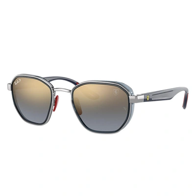 Ray Ban Rb3674m Scuderia Ferrari Collection Sunglasses Shiny Blue Frame ...