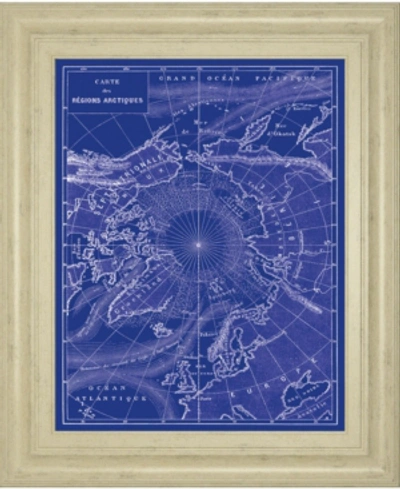 Classy Art Arctic Map By The Vintage-inspired Collection Framed Print ...