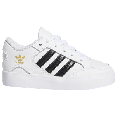 Adidas Originals Kids' Boys Hardcourt Low In White/black/gold | ModeSens
