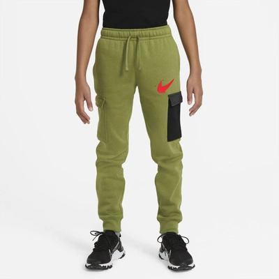 Nike Sportswear Club Fleece Big Kids' Cargo Pants In Asparagus | ModeSens