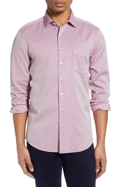 Rodd And Gunn Lora Gorge Regular Fit Button-up Shirt In Claret | ModeSens