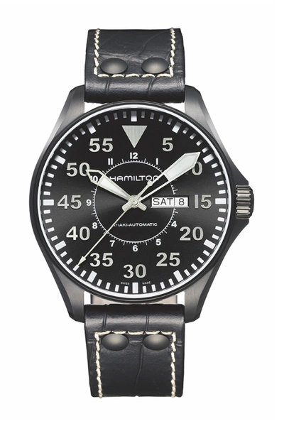 Hamilton Khaki Aviation Swiss Automatic Watch, 46mm | ModeSens
