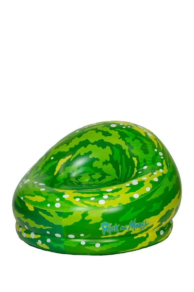 Poolcandy Rick & Morty Inflatable Chair In Green | ModeSens