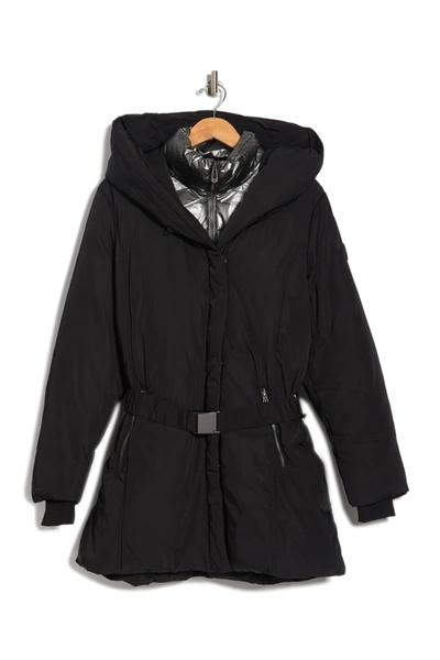 Noize Ariana Parka Jacket In Black | ModeSens