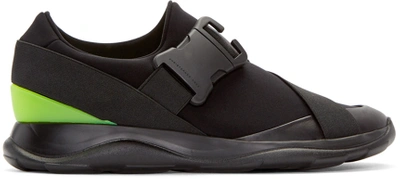 Christopher Kane Black Neon Spoiler Sneakers | ModeSens