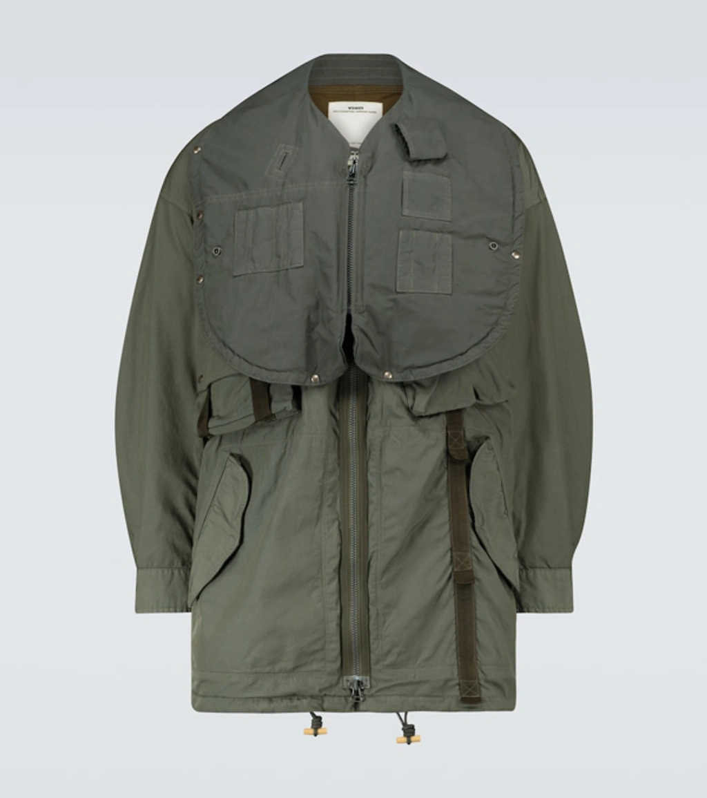 Visvim Paratrooper Jacket In Green | ModeSens