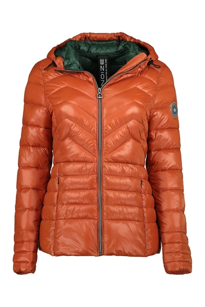 Noize Maisie Lightweight Puffer Jacket In Copper | ModeSens