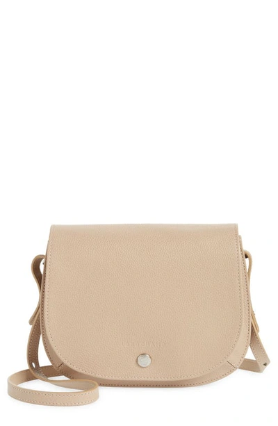 Longchamp Small Leather Crossbody Bag In Beige | ModeSens