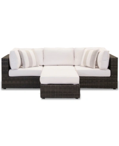 Furniture Closeout! Viewport Outdoor 4-pc. Modular Seating Set (2 ...