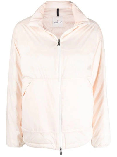 Moncler Menchib Giubbotto Hooded Down Jacket In Pink | ModeSens