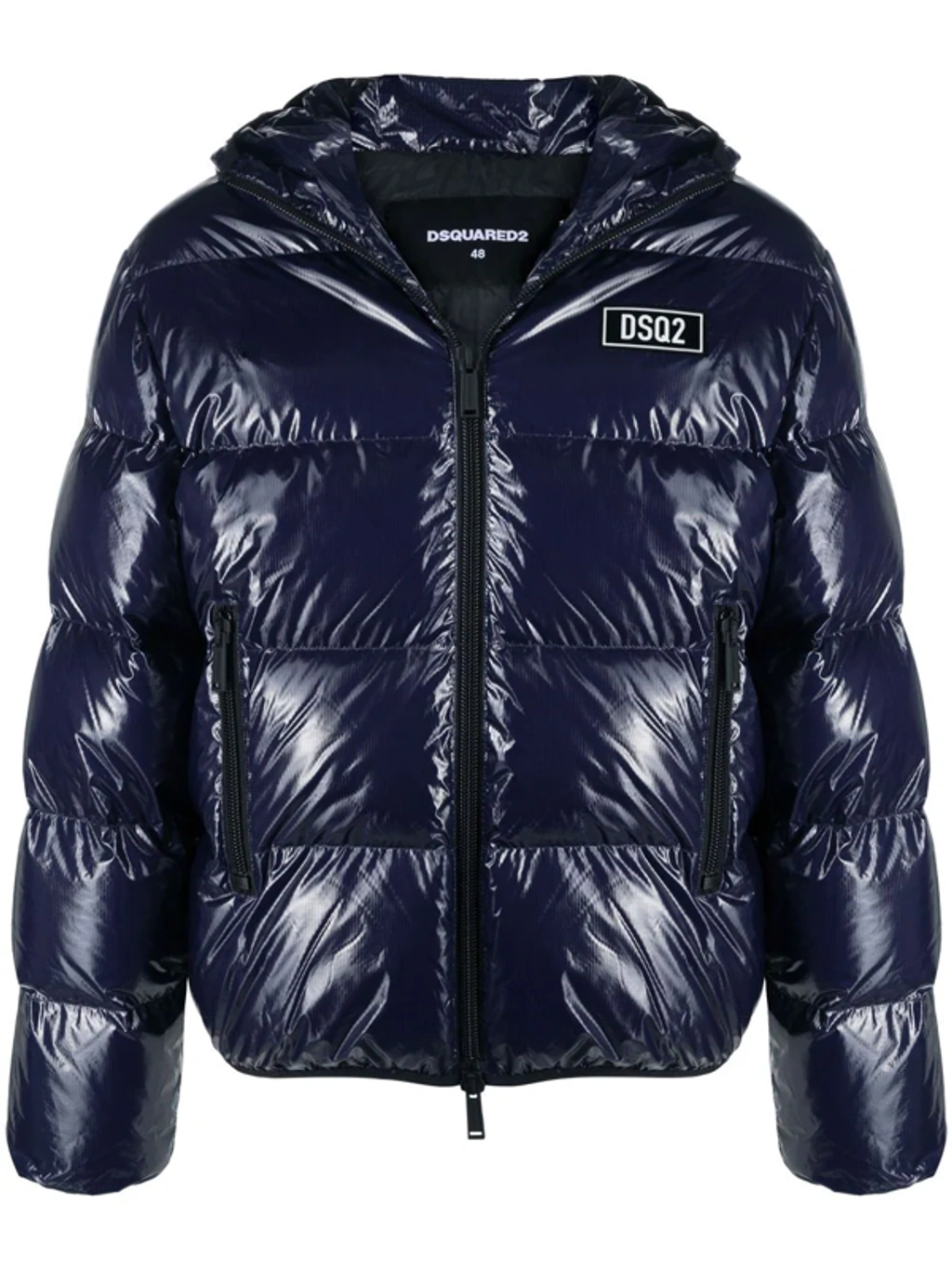 Dsquared2 Logo Tag Shiny Nylon Down Jacket In Blue | ModeSens Dsquared2 Logo Tag Shiny Nylon Down Jacket In Blue | ModeSens
