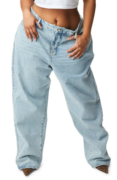 Good American Good '90s Loose Fit Jeans In Blue725 | ModeSens