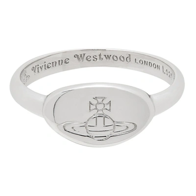 Vivienne Westwood Silver Tilly Ring In Rhodium ModeSens