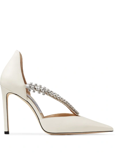 Jimmy Choo Bee 100mm Pumps In Nude | ModeSens