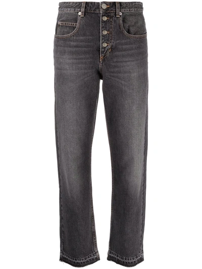 Isabel Marant Étoile Belden High-rise Slim Jeans In Grau | ModeSens