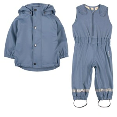 Kuling Kids' Ottawa Lined Recycled Rain Set Flintstone Blue | ModeSens
