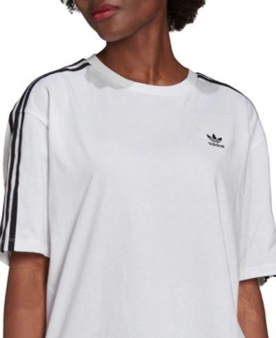 Adidas Originals Adidas Women's Originals 3-stripes T-shirt In White ...