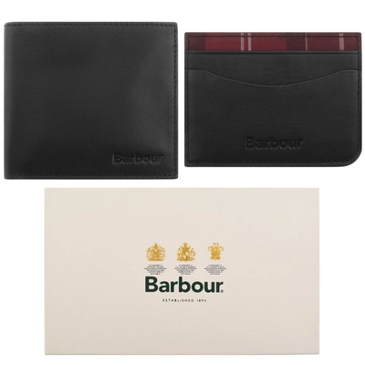 Barbour Wallet Card Holder Gift Set Black | ModeSens