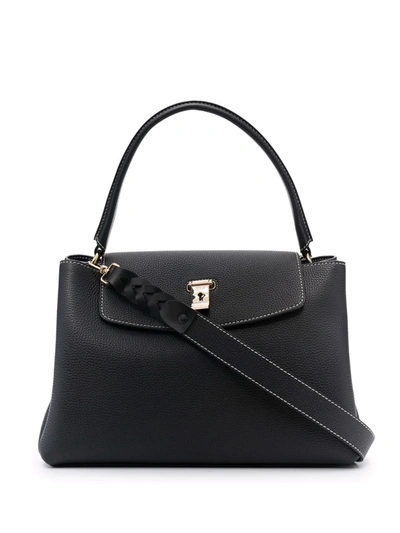 Bally Layka Foldover Top Tote In 黑色 | ModeSens