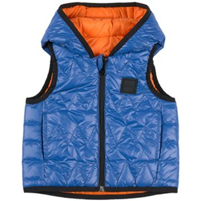 Hugo Boss Babies' Boss Blue Hooded Reversible Vest | ModeSens