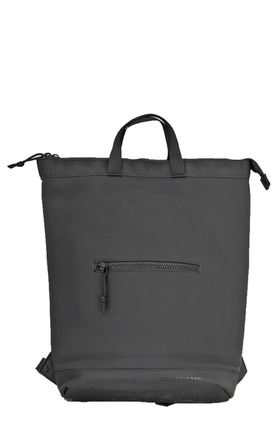 Duchamp Rubberized Zip Top Backpack In Black | ModeSens